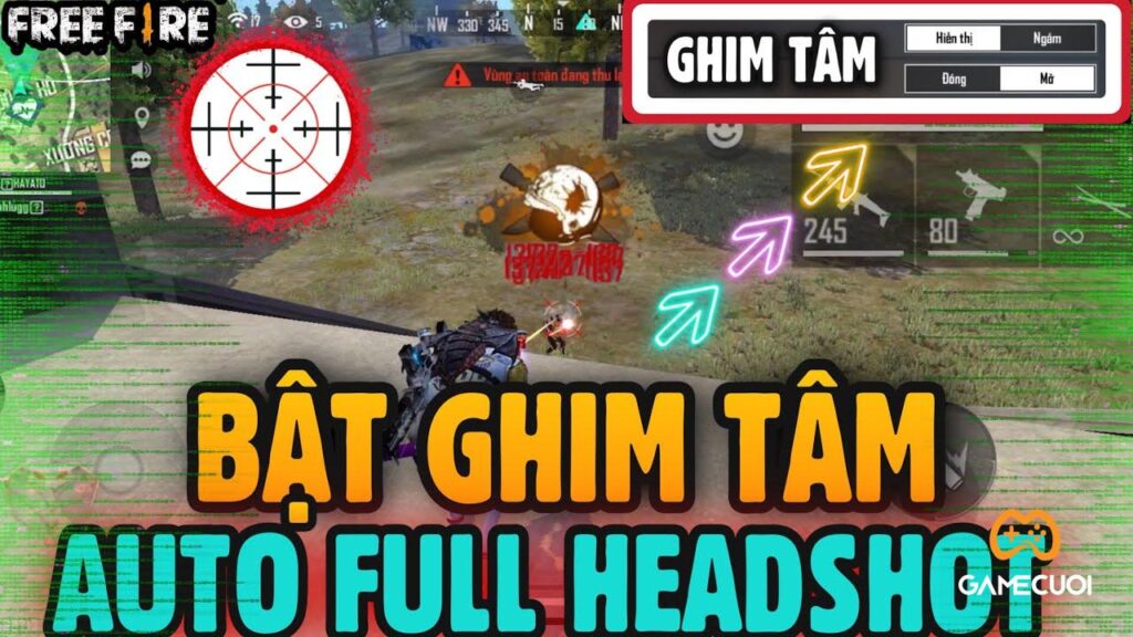 Free Fire: Hướng Dẫn Cách Ghìm - Vuốt - Kéo Tâm Bắn Headshot Của Các ...