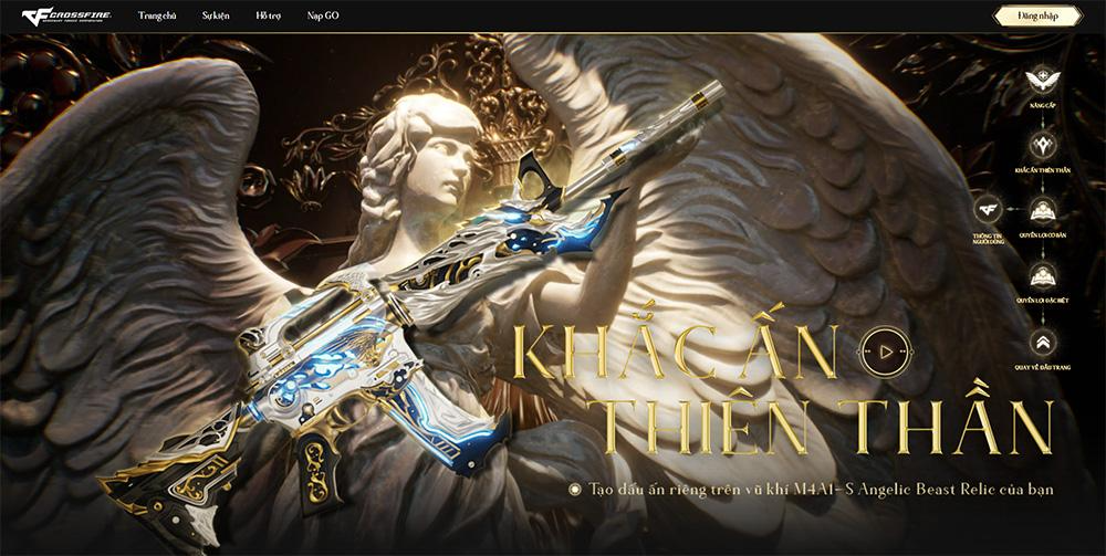 Khắc Ấn Thiên Thần của Crossfire trở lại với huyền thoại M4A1-S-Angelic ...